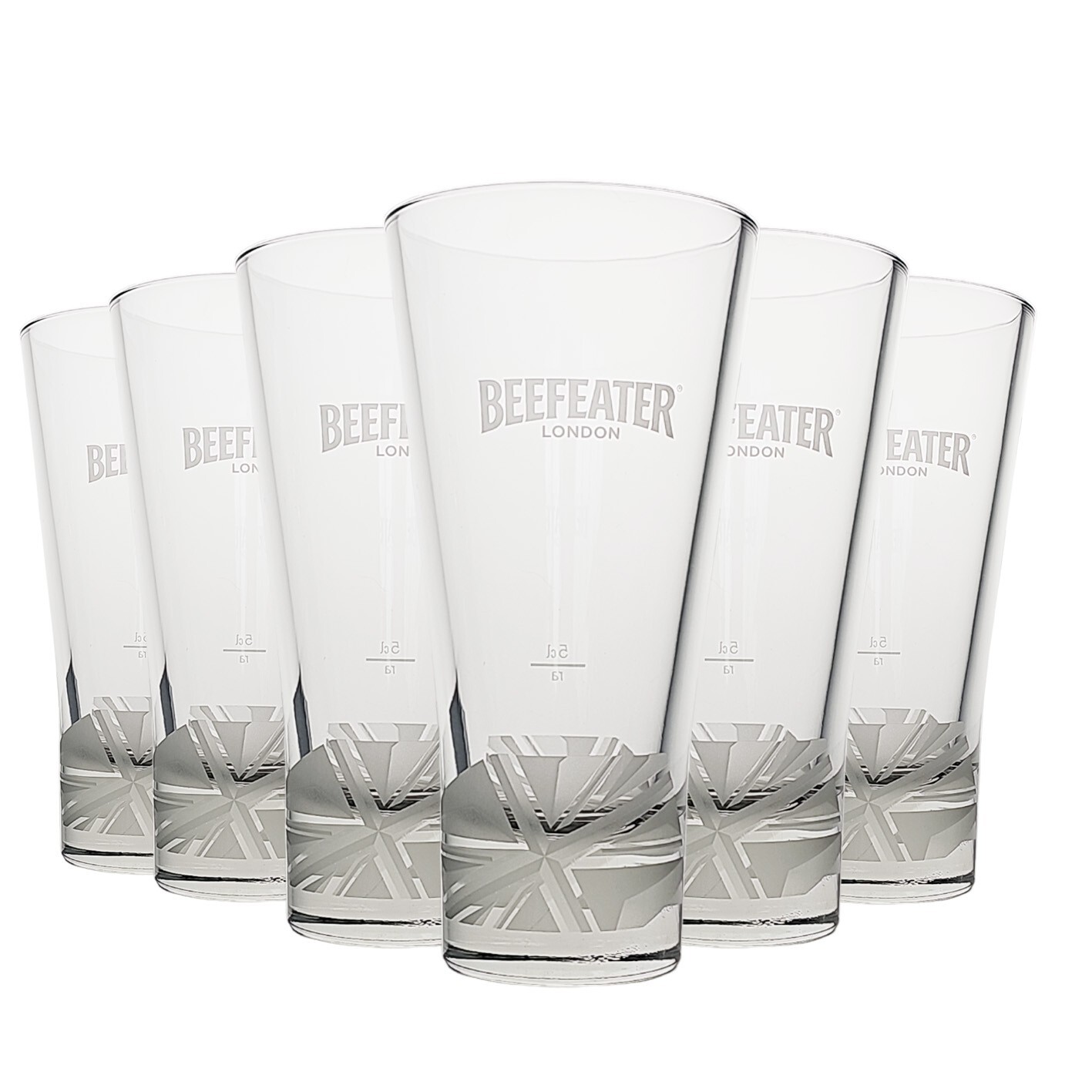 6x Beefeater Glas 0,3l Gin Tonic Longdrink Cocktail Gläser Geeicht ...