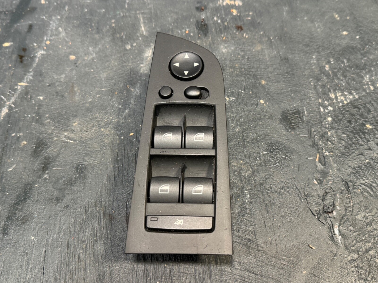 06-11 BMW E90 SEDAN MASTER WINDOW CONTROL SWITCH BLACK (POWER FOLD ...