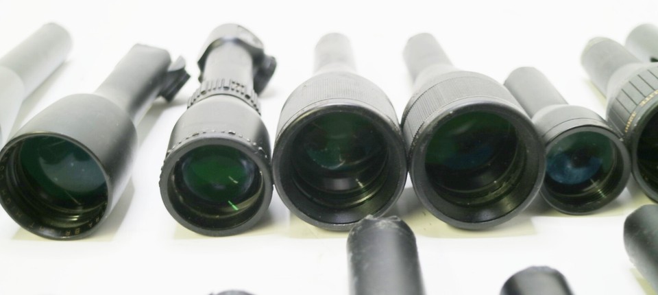 Lot of 23 pcs Broken Bushnell Riflescope Ends / Lenses Parts Elite ...