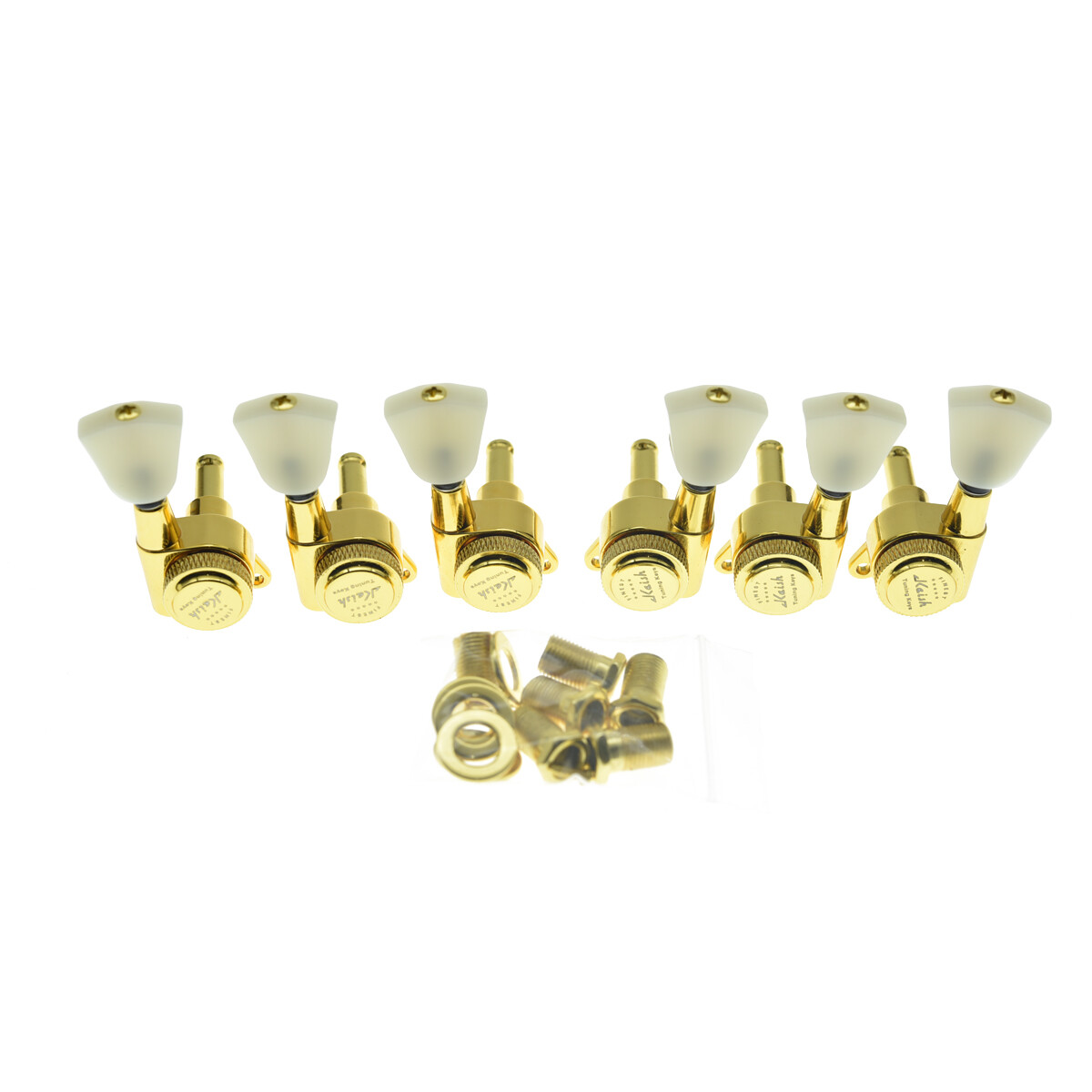 KAISH 3x3 Off White Keystone Locking Tuners 18:1 Locking Tuning Keys ...