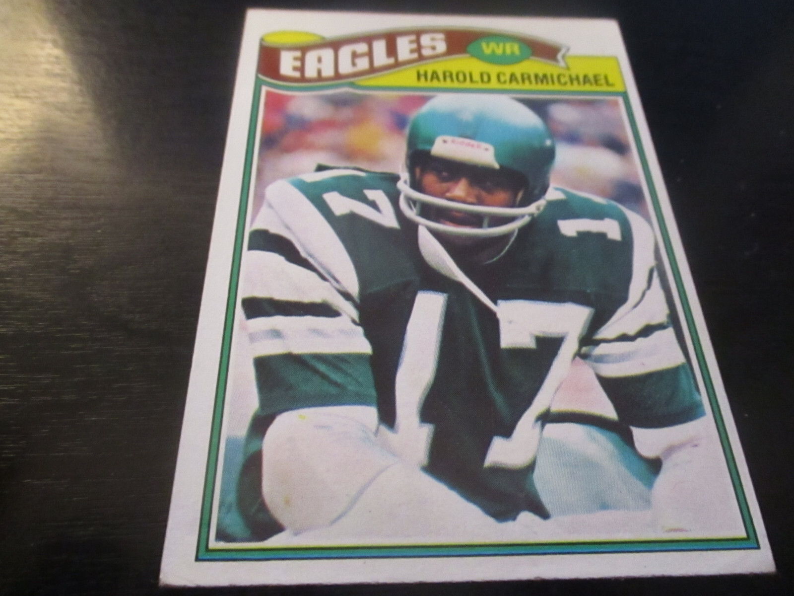 harold carmichael (philadelphia eagles -wr) 1977 topps card #144 nr ...
