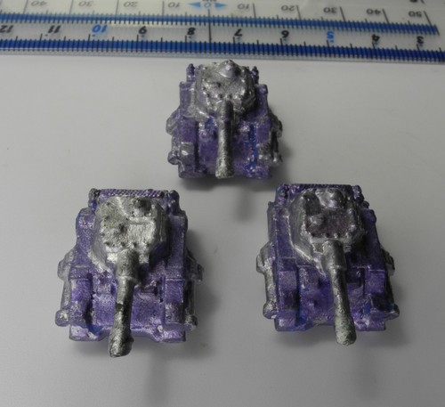 3 Epic 40K PREDATOR TANKS Metal Space Marines Army Predators Painted ...