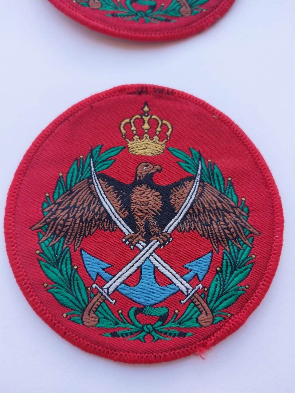 Jordan military Arab patch fabric shoulder emblem HQ chief staff desert ...