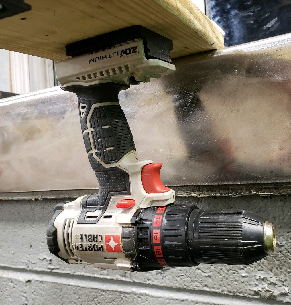 **2 Pack** Porter Cable 20V Battery Slot Tool Holder Mount | eBay