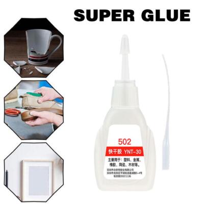 502 Strong Adhesive, Leather Rubber Wood Metal Strong Bond Liquid Super ...