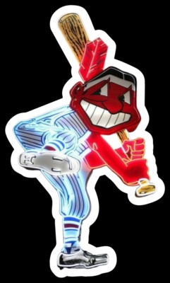Chief Wahoo STICKER Die Cut Cleveland Indians Vinyl MLB Baseball Go ...