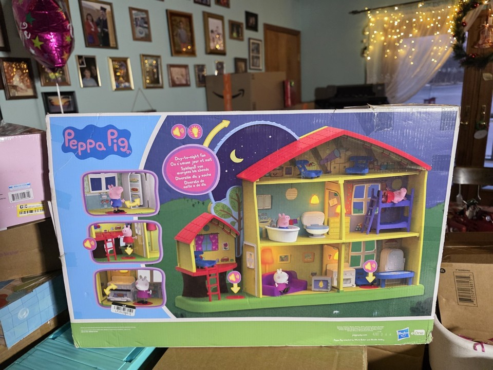 Hasbro Peppa Pig Peppa's Playtime to Bedtime House playset New | eBay