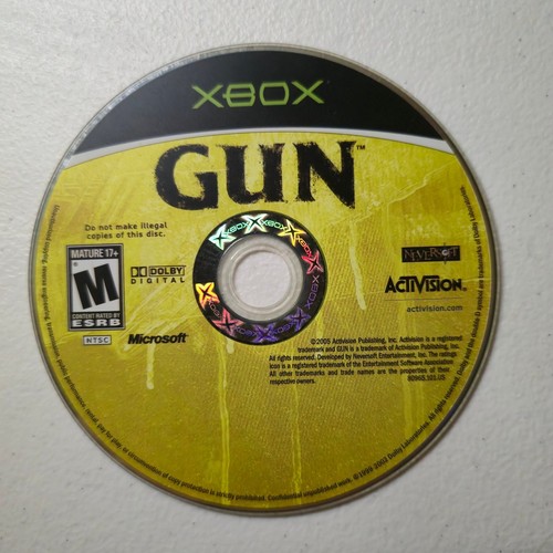 Gun Xbox Video Game M Rated Action Adventure Shooter | eBay