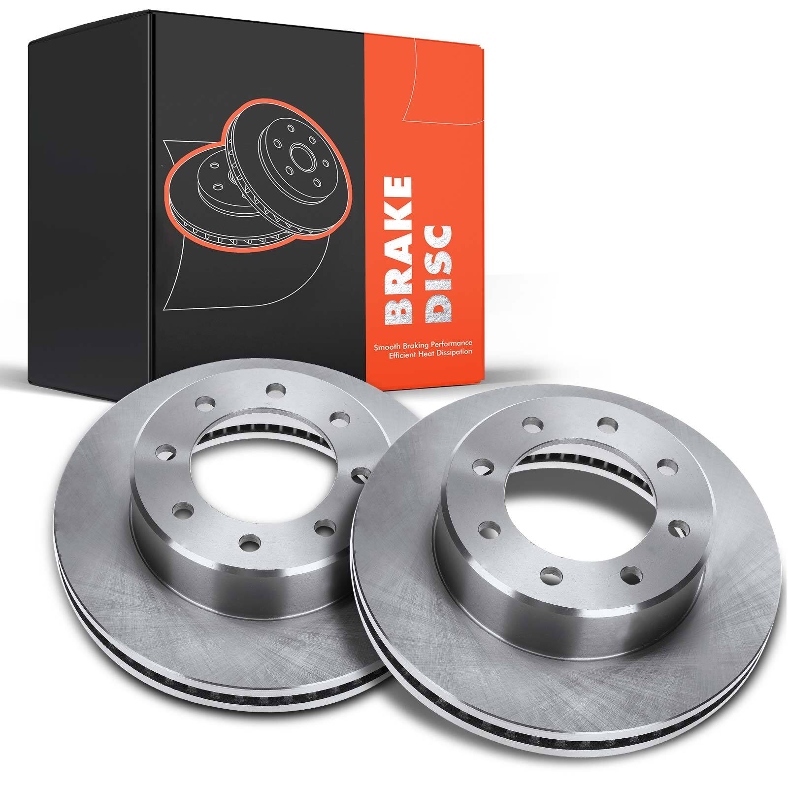 2pcs Front Disc Brake Rotors for Dodge Ram 2500 09-10 Ram 3500 09-10 ...