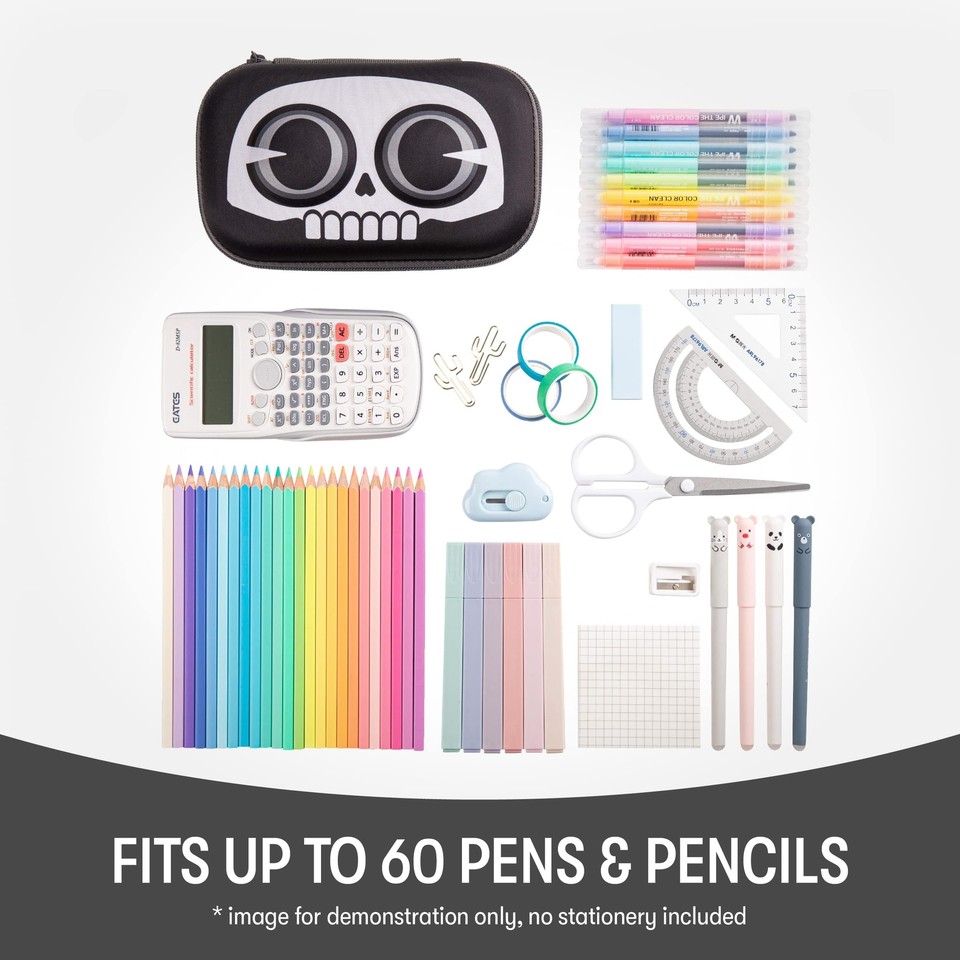 ZIPIT Black Pencil Box for Boys | Pencil Case for School | Organizer ...