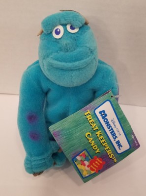 Monsters Inc Sully Plush Treat Keeprs Candy 6" Hasbro 2001 NWT Candy ...