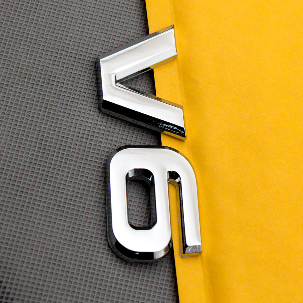 3D Chrome Metal V6 Engine Car Lid Trunk Emblem Badge Fender Racing ...