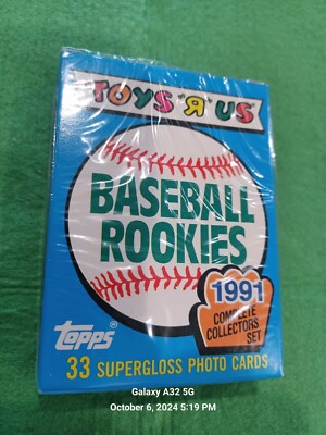 1991 Toys R Us Baseball Rookies Factory Sealed set 33 cards | eBay