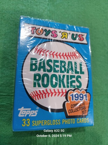 1991 Toys R Us Baseball Rookies Factory Sealed set 33 cards | eBay