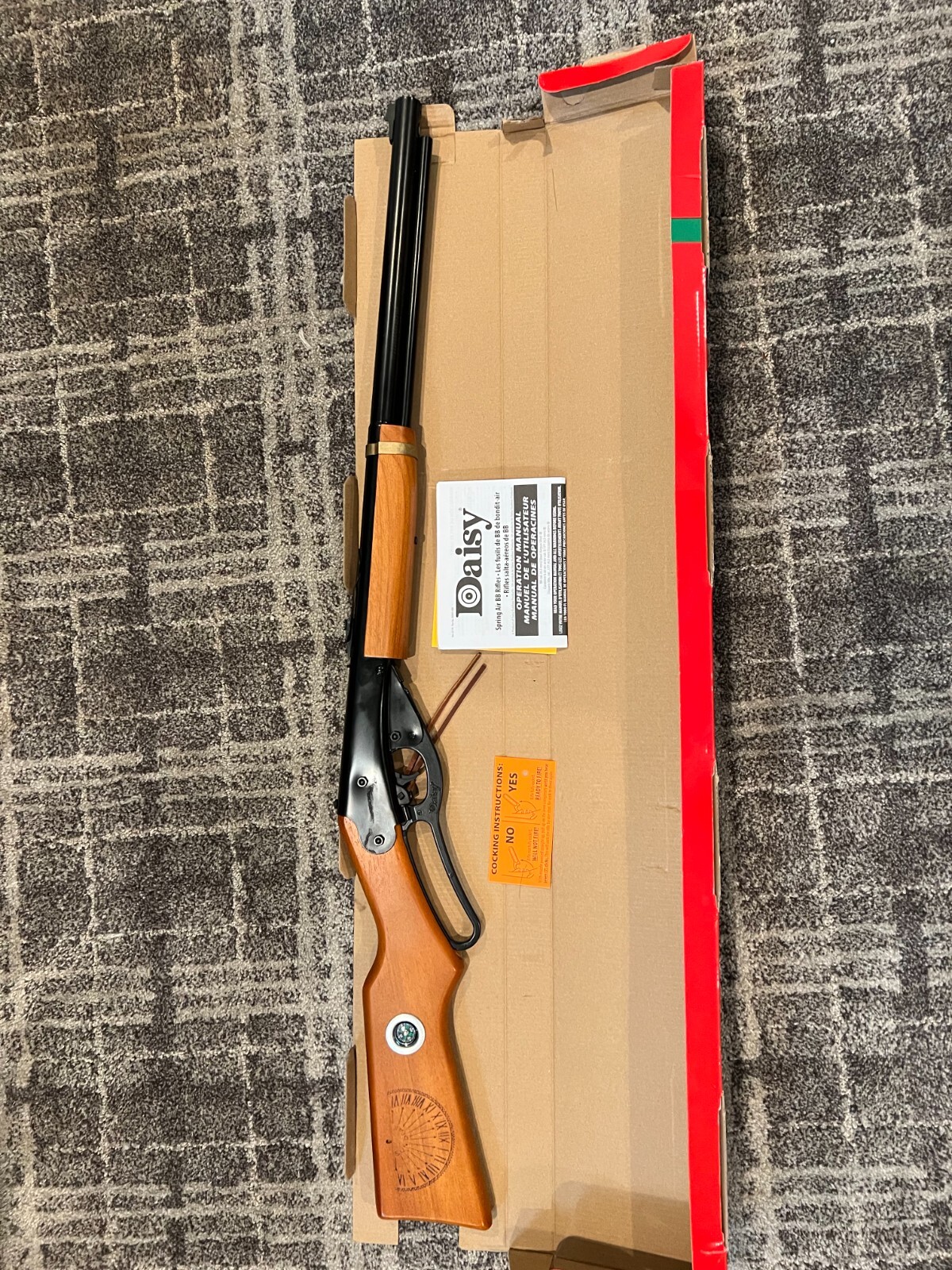 Daisy Christmas Wish Red Ryder BB Gun .177 Cal. Lever Action Spring ...