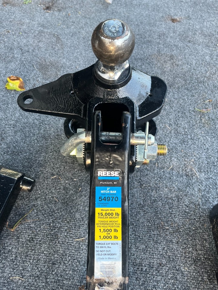 Reese torsion towing system for travel trailer | eBay