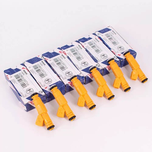 6 Bosch Fuel Injectors Fits For JEEP 87-98 4.0L 0280155710 0280155700 ...