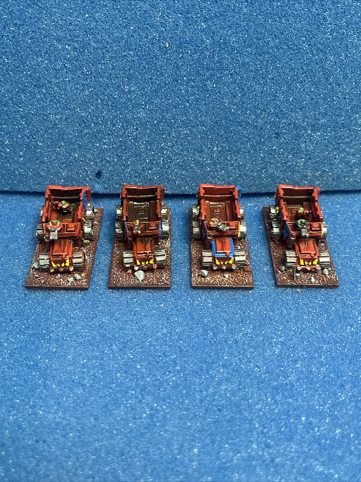 Epic 40k. Orks. 4 X Ork Battlewagonz. | eBay UK