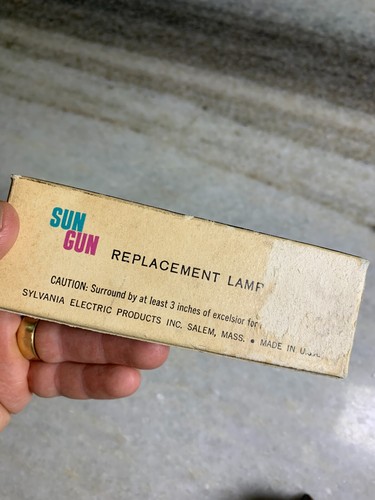 Vintage Sylvania 3400 Degree K 1000 W 1000W Watts DXN Sun Gun Light ...