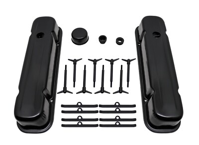 Black Steel Engine Dress Up Kit for 1959-77 Pontiac BB 326-350-389-400 ...