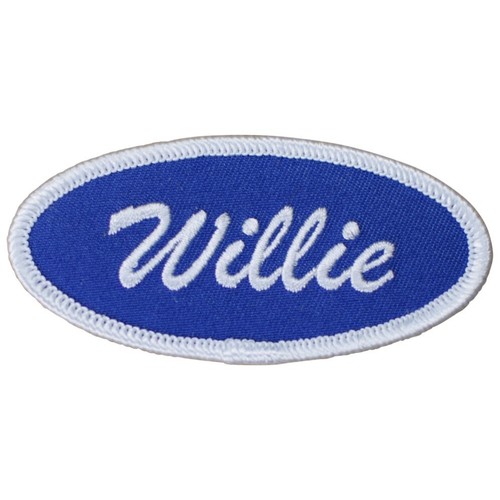 Willie Patch - Blue & White William Badge 3" (Iron on) | eBay
