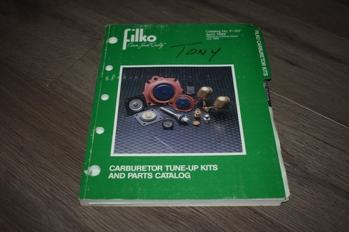 Filko Carburetor Tune-Up Kits & Parts Catalog Apr 1989 | eBay