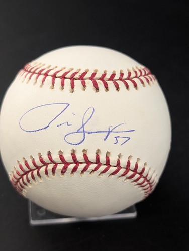 Junior Spivey Arizona Diamondbacks Brewers Signed Baseball JSA COA Auto ...