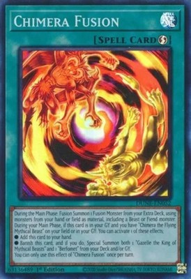 Chimera Fusion - DUNE-EN052 - Super Rare - 1st Edition NM YuGiOh ...
