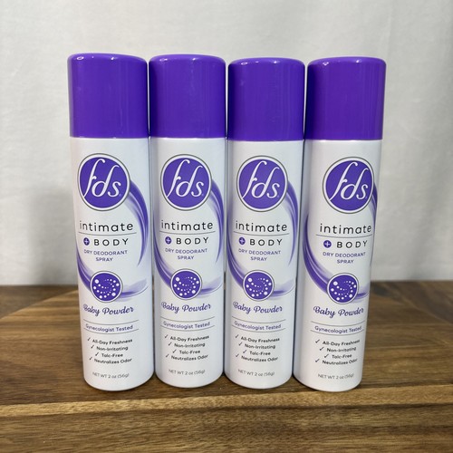 FDS Intimate + Body Dry Deodorant Spray Baby Powder All Day Freshness ...