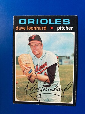 1971 topps baseball #716 Dave Leonhard Baltimore Orioles EX+ | eBay