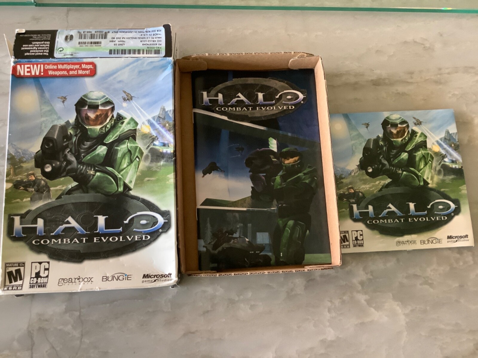 Rare original 2003 HALO 1 Combat Evolved PC Game NEW / BOXED master ...