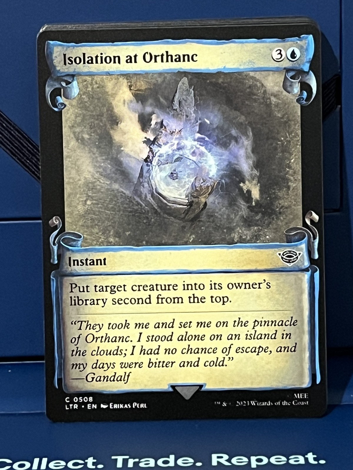 MTG Lord of the Rings Isolation at Orthanc (Showcase Scrolls) | eBay