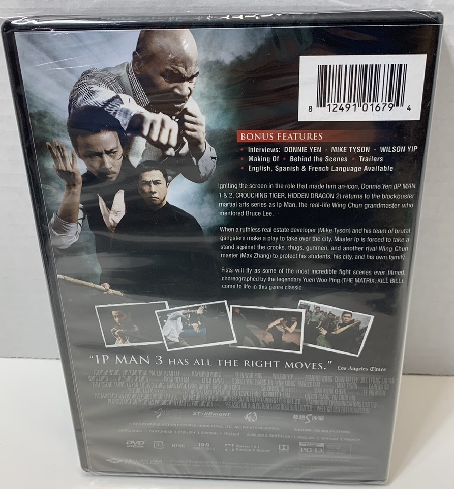 Ip Man 3 Dvd Donnie Yen 812491016794 | eBay
