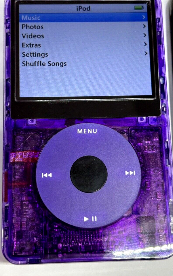 APPLE iPOD CLASSIC 5.5th Atomic Purple 128GB SSD Wolfson DAC Atomic ...