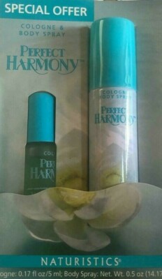 Naturistics Perfect Harmony Cologne 0.17 Oz & Body Spray 0.5 Oz Set | eBay