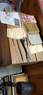 Vintage antique PRR BARR luggage tag booklet paper railroad ...