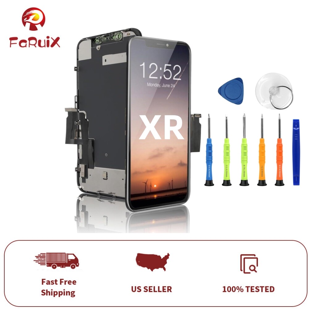 For iPhone XR Screen Replacement LCD Display Digitizer Assembly with ...