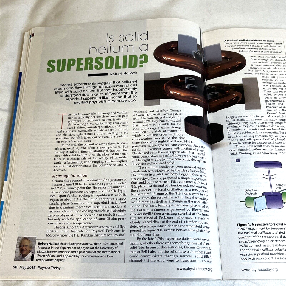 Physics Today Magazine LHC Large Hadron Collider Asteroseismology May ...