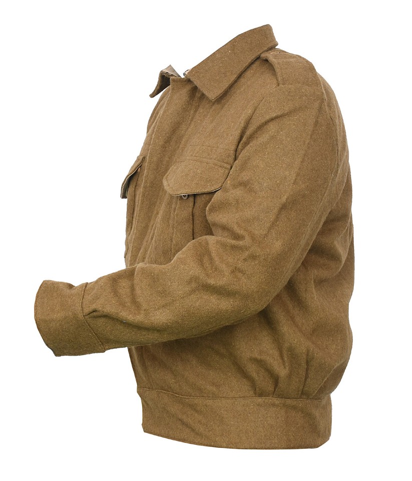 WW2 British 37 Pattern Battle Dress Uniform Wool Tunic - Large 42" a774 ...