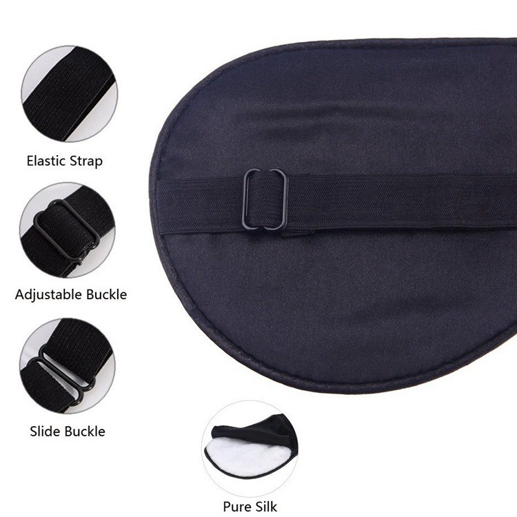 Sleep Mask Sleeping Masks 2 Straps Natural Silk Snoring Super Smooth ...