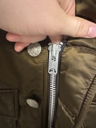 Vtg Horace Small Coat Tuffy Jac Men Police Bomber Flight Talon Zip L ...