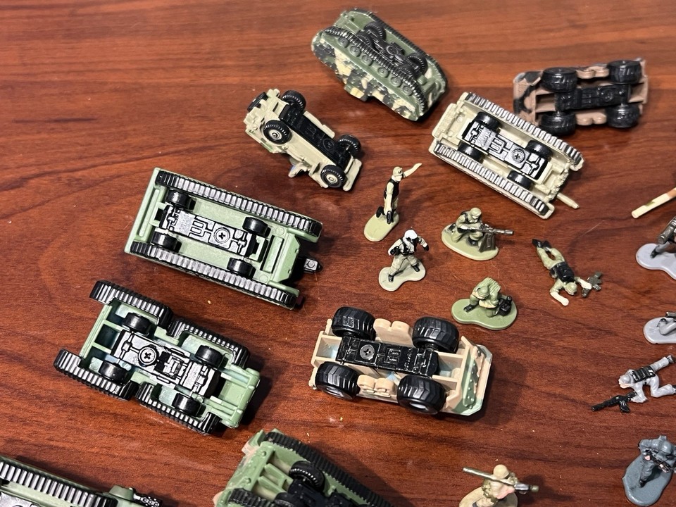 Micro Machines Military Lot Bundle. 38 Pieces Total. Tanks Planes Troop ...