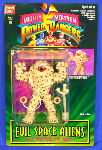 MIGHTY MORPHIN POWER RANGERS EVIL SPACE ALIENS EYE POPPING GUY 1994 ...