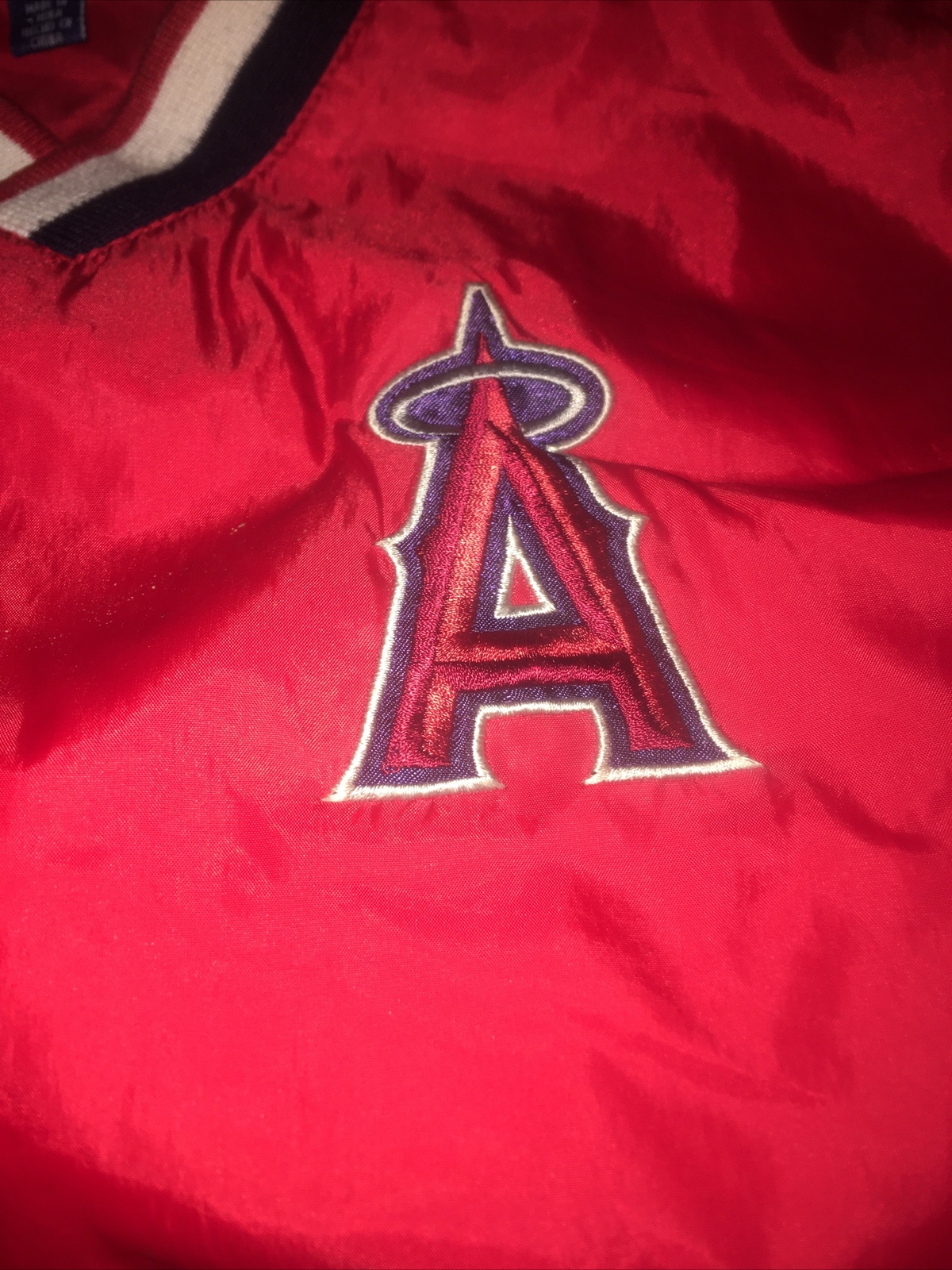MLB Men’s Red Los Angeles Angels Anaheim Baseball Win… - Gem