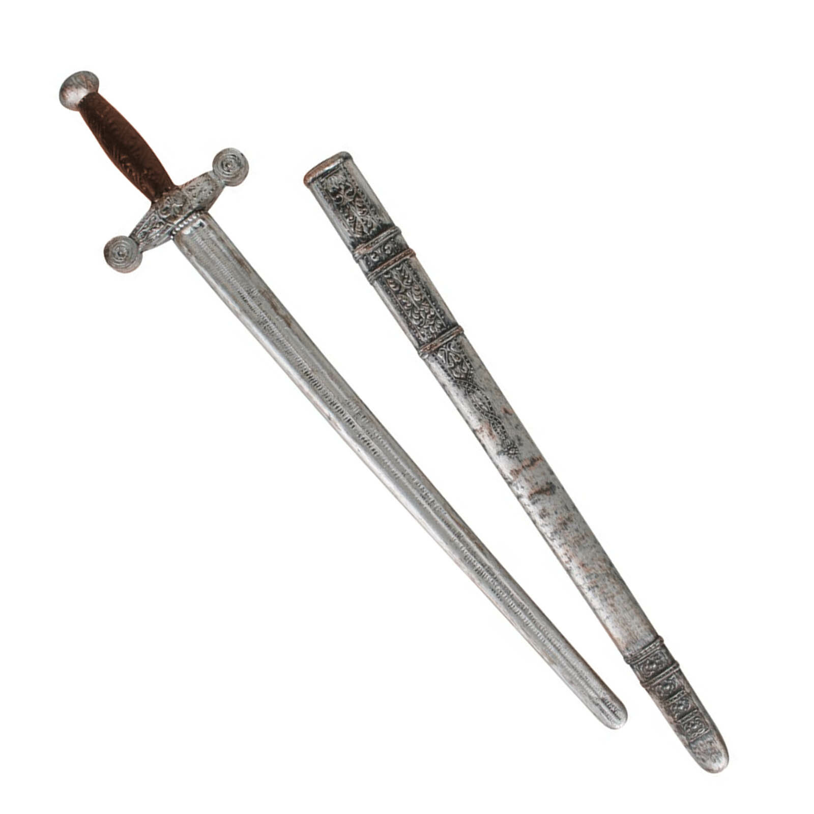 Knight Sword Sheath Set Medieval Costume Accessory Stone Wood Look ...
