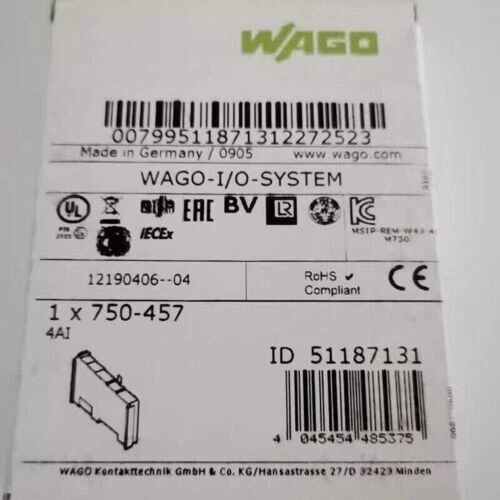 1PC WAGO 750-457 PLC Module New In Box Expedited Shipping 750457 | eBay