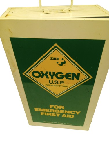 Zee Medical Emergency First Aid Metal Cabinet Oxygen U.S.P. | eBay