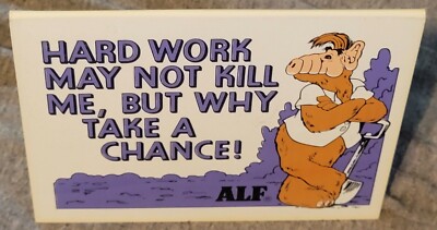 alf desktop plastic sign | eBay