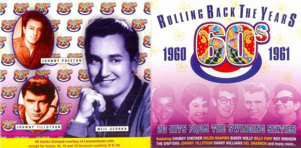 Rolling Back The Years - 60s 1960 - 1961 Various Artists Very Good CD for sale online | eBay