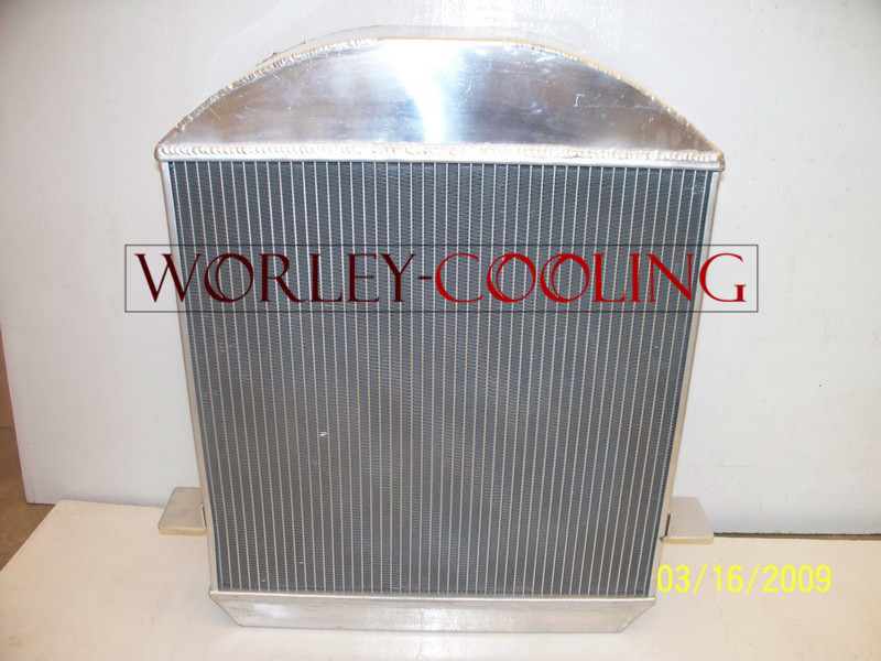 3 Row aluminum radiator for FORD T-BUCKET GRILL SHELLS CHEVY ENGINE ...